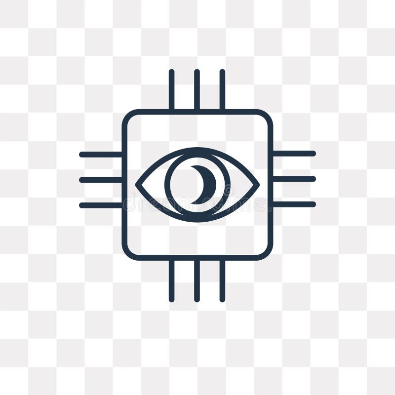 Bionic Eye Transparent Icon. Bionic Eye Symbol Design from Future ...