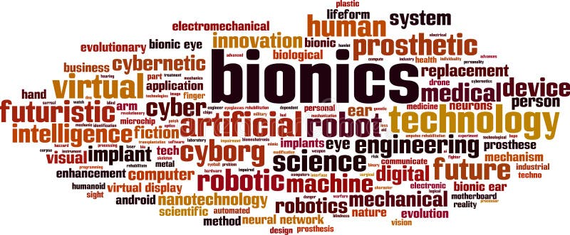 Bionics word cloud stock vector. Illustration of cyborg - 147523165
