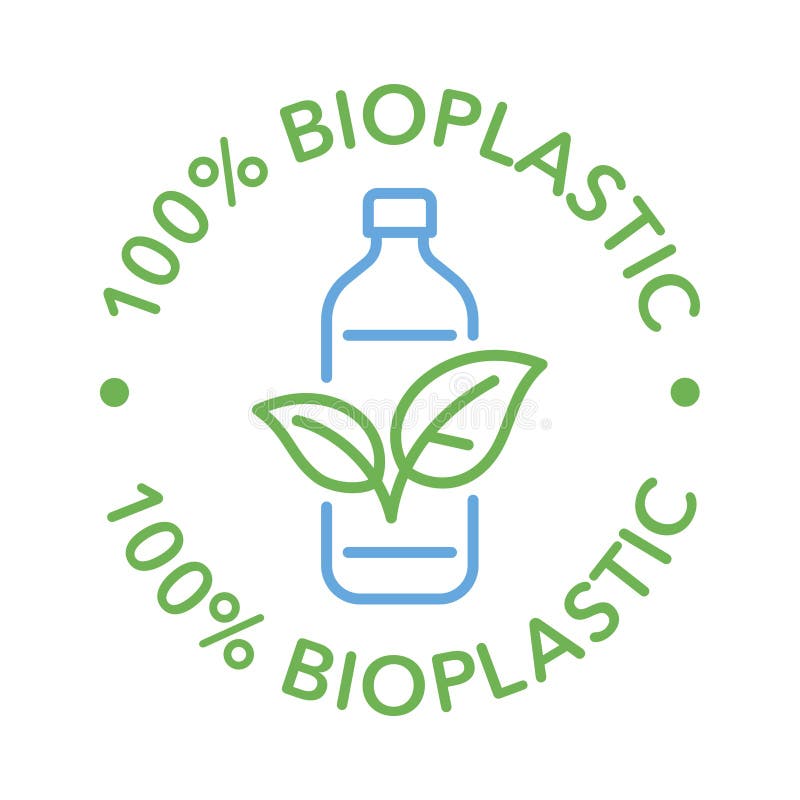 100 Bioplastic, Biodegradable, Compostable Vector Line Icon Stock ...