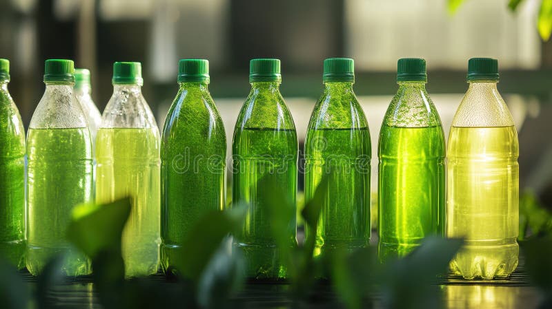 Bioplastics from Algae Innovation in Eco-Friendly Materials Stock ...
