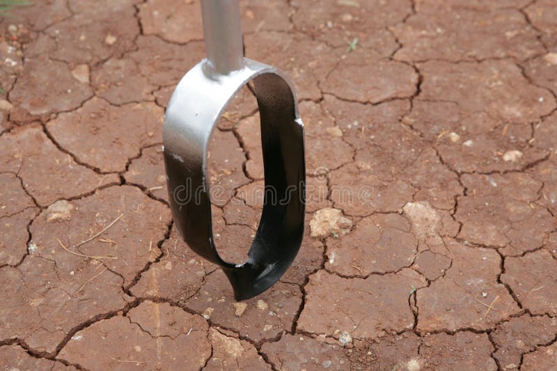 Biopore Hole Making Tool. Iron To Create Water Absorption Which is ...