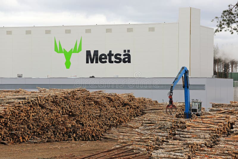 Bioproduct Mill of Metsa Group in Aanekoski Editorial Photo - Image of ...