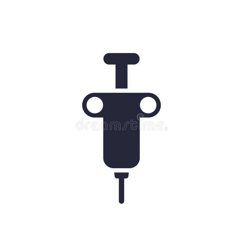 Biopsy Icon, Vector Pictogram on White Stock Vector - Illustration of ...