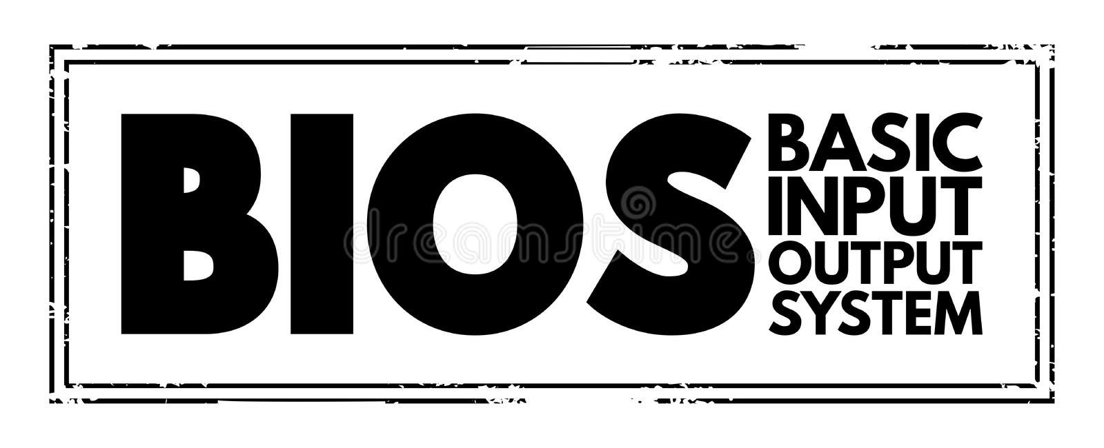 BIOS - Basic Input Output System Acronym, Technology Concept Background ...