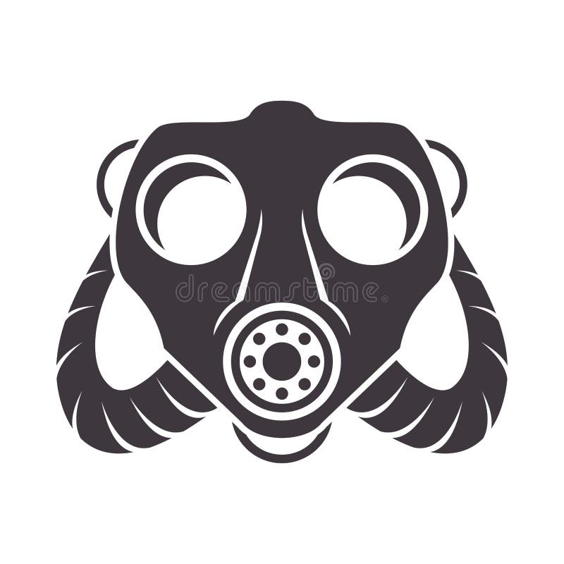 Biosafety Gas Mask Accessory Chemical Icon Stock Vector - Illustration ...