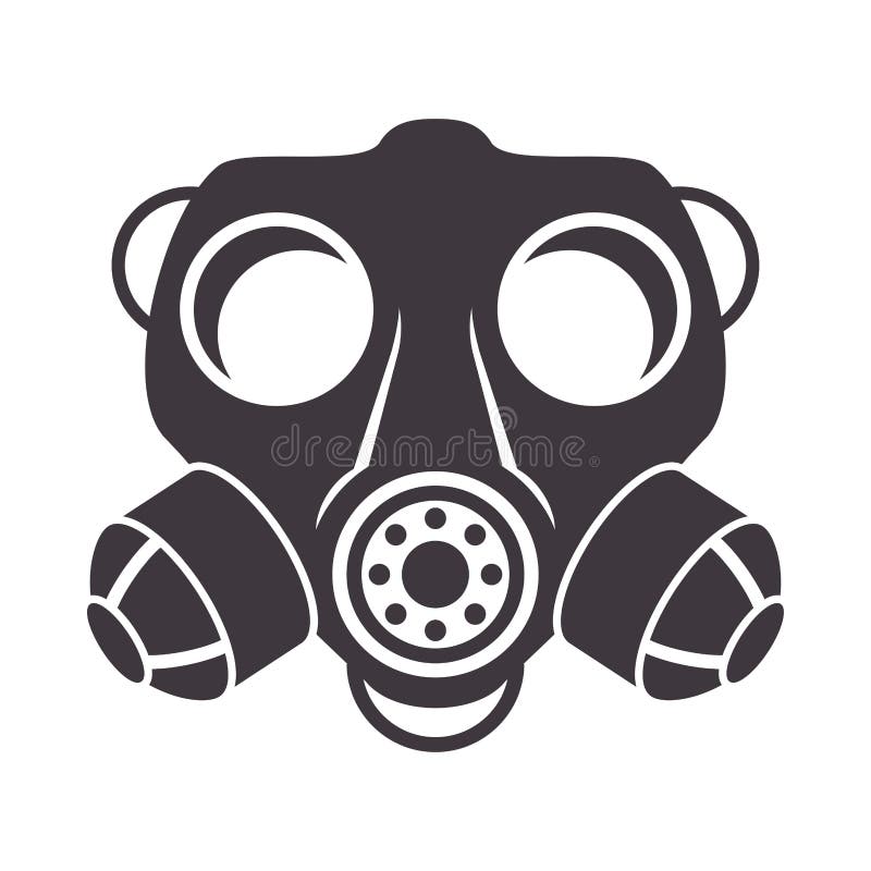 Biosafety Gas Mask Accessory Chemical Icon Stock Vector - Illustration ...