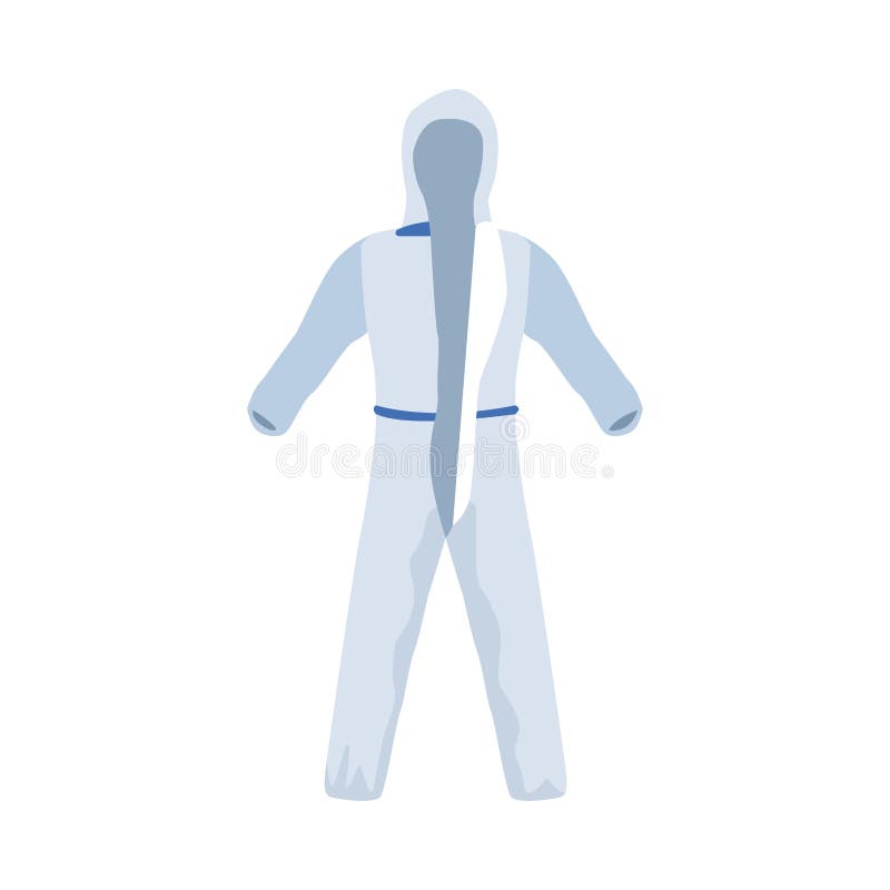 Biosafety Suit Line Style Icon Stock Vector - Illustration of clothing ...