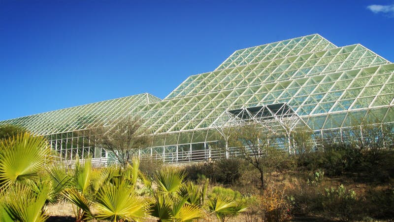 Biosfera 2 foto editorial. Imagen de habitat, arizona - 132108306