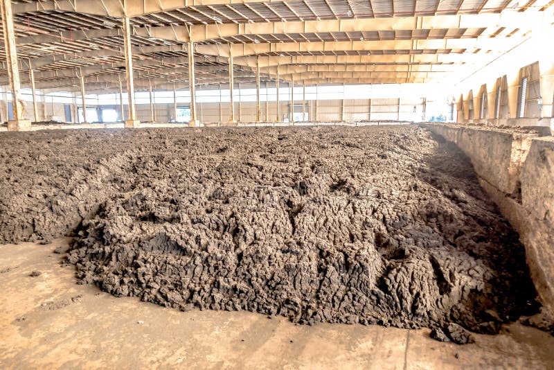 Biosolids Sludge Storage Ready for Fram Land Stock Photo - Image of ...