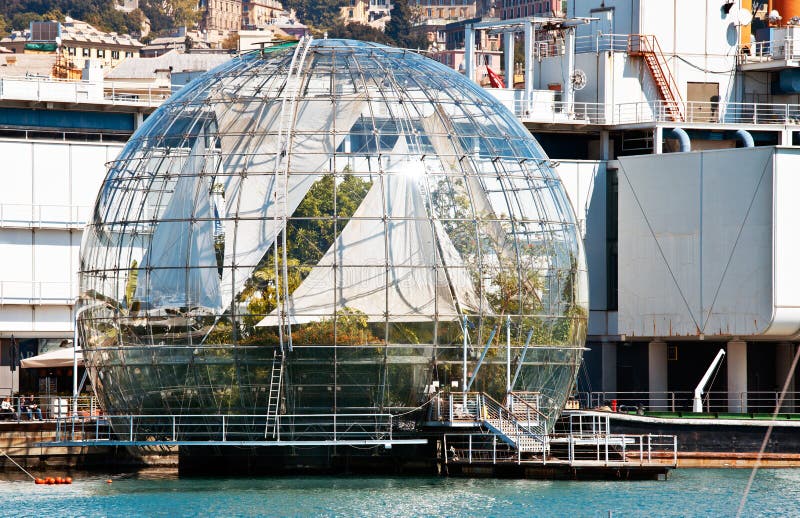 Biosphere. Genova,Italy stock image. Image of aquarium - 29206547