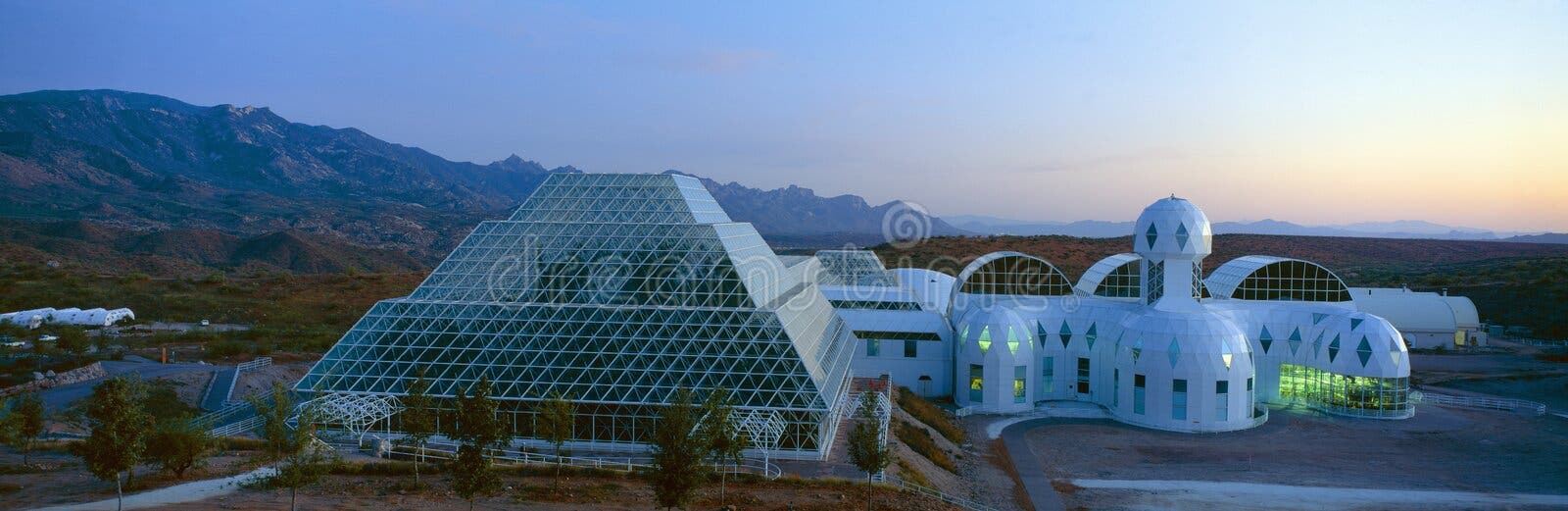 Biosphere 2 Structure, Tucson, AZ Editorial Stock Image - Image of ...
