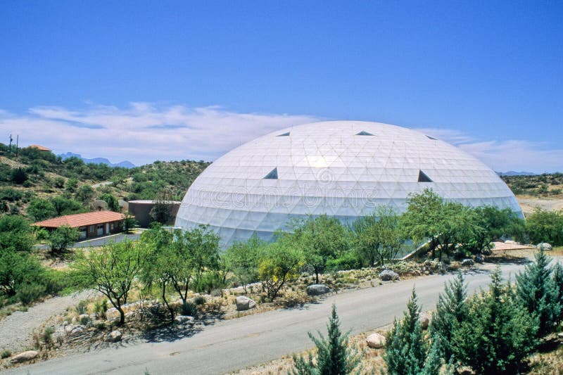 Arizona Biosphere #3 stock image. Image of dome, arizona - 4469697