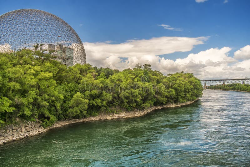 Biosphere, Environment Museum Stock Image - Image of saint, canada ...