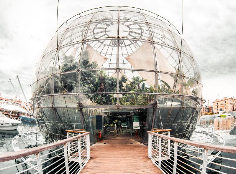Biosphere. Genova,Italy stock image. Image of aquarium - 29206547