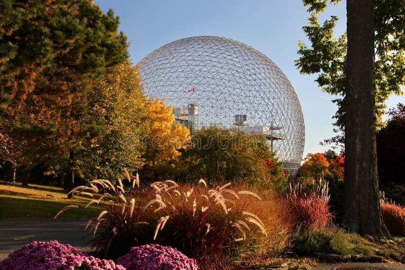 The Biosphere, Montreal editorial photo. Image of metal - 100870206