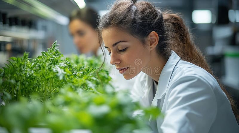 Biotech team in a lab stock image. Image of diversity - 340140905