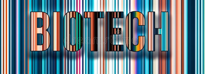 Biotech Theme with DNA and Abstract Lines Stock Illustration ...