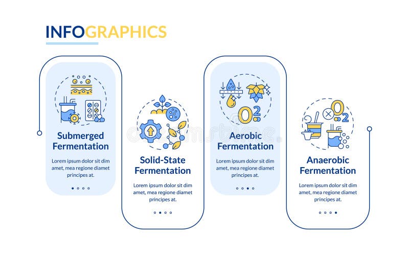 Biotechnological Fermentation Types Rectangle Infographic Template ...