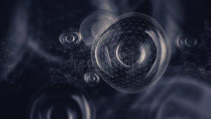 Biotechnology Abstract Concept. 3D Illustration Stock Illustration ...