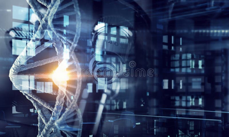 Biotechnology Background Concept Stock Illustration - Illustration of ...