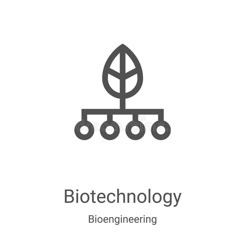 Biotechnology Icon Vector from Bioengineering Collection. Thin Line ... Biotechnology Icon Vector from Bioengineering Collection. Thin Line ...