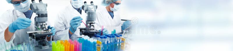 Biotechnology Research Scientists Team Stock Illustration ...