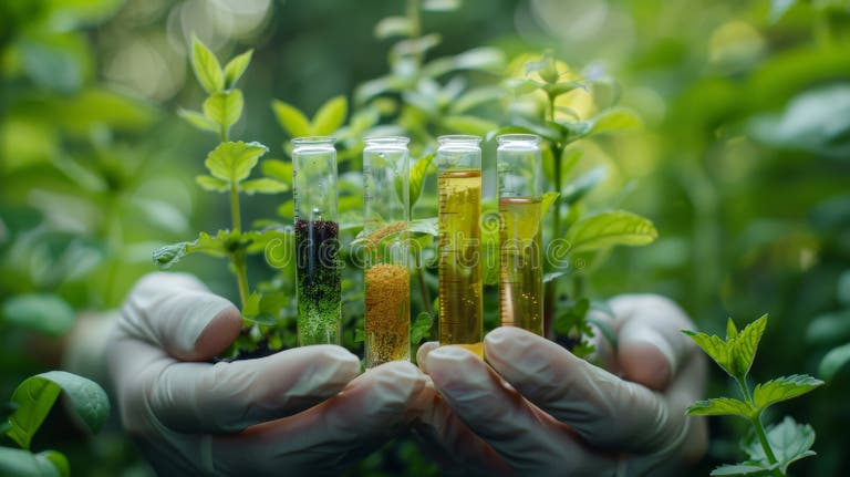 Biotechnology, Science of Genetic Engineering. Scientist Experiments ...