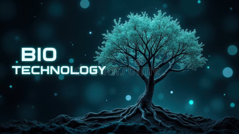 Biotechnology Tree of Life. Stock Illustration - Illustration of ...