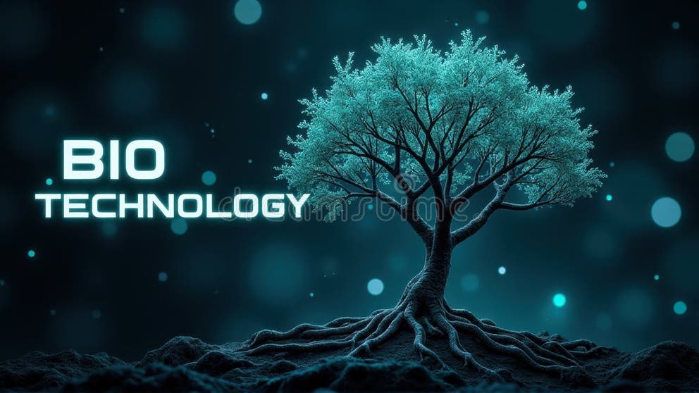 Biotechnology Tree of Life. Stock Illustration - Illustration of ...