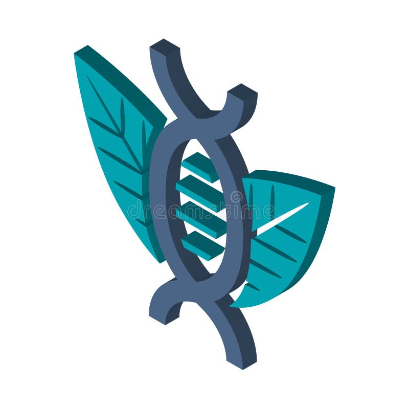 Biotechnology Vector Image Template with DNA Icon Stock Vector ...