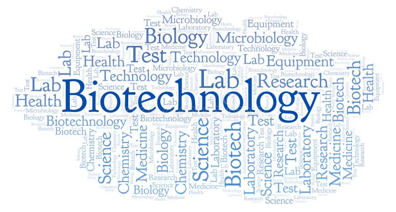 Biotechnology word cloud stock vector. Illustration of engineering ...