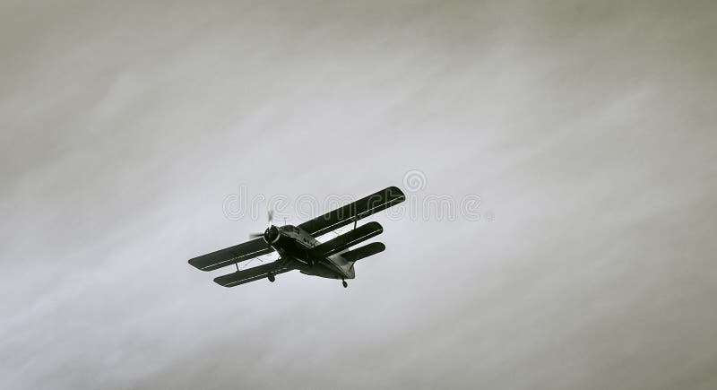 Biplane stock photo. Image of rural, rickety, flight - 53594574