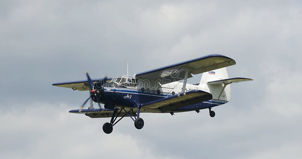 Biplane Antonov AN2 editorial stock photo. Image of mechanical - 20253113