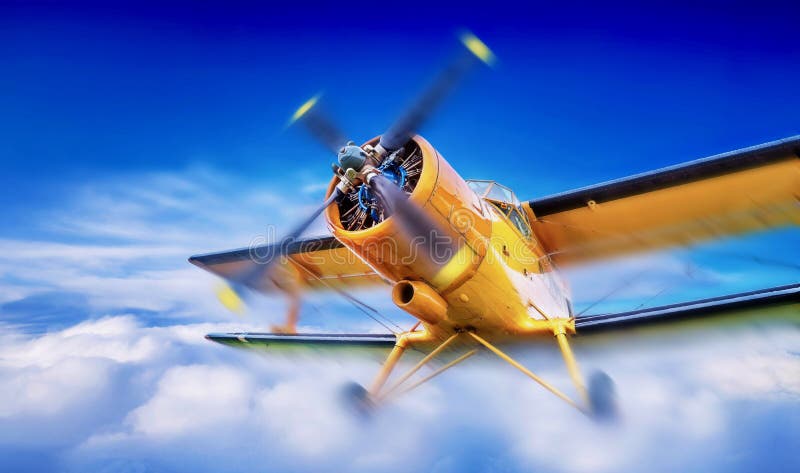 Biplane stock photo. Image of wing, transportation, travel - 102290258