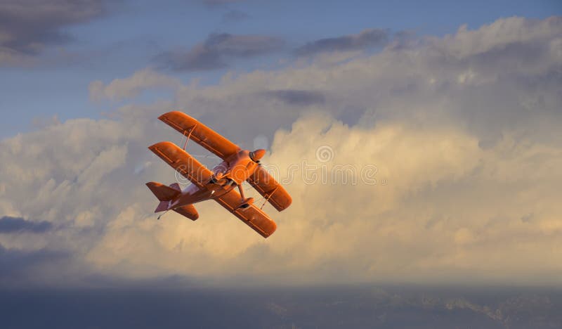 479 Flying Red Biplane Stock Photos - Free & Royalty-Free Stock Photos ...