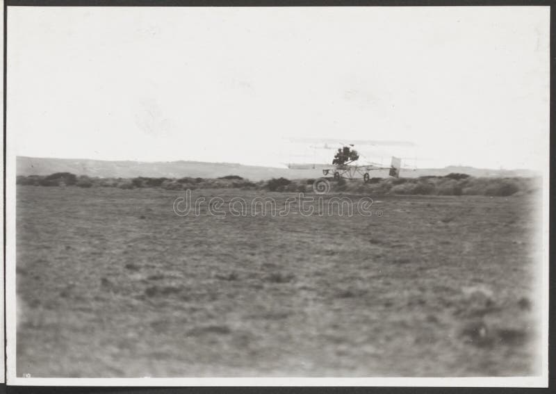 [Biplane Flying Low Over Field] Picture. Image: 222629224