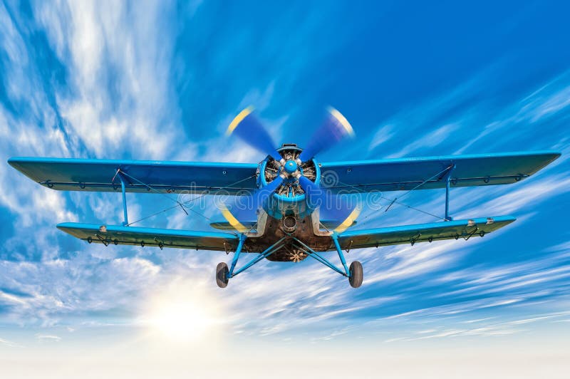 Biplane stock image. Image of flying, craft, open, circus - 78035001