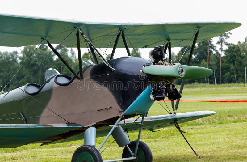 Biplane Polikarpov Po-2, Aircraft WW2 Stock Photo - Image of piston ...