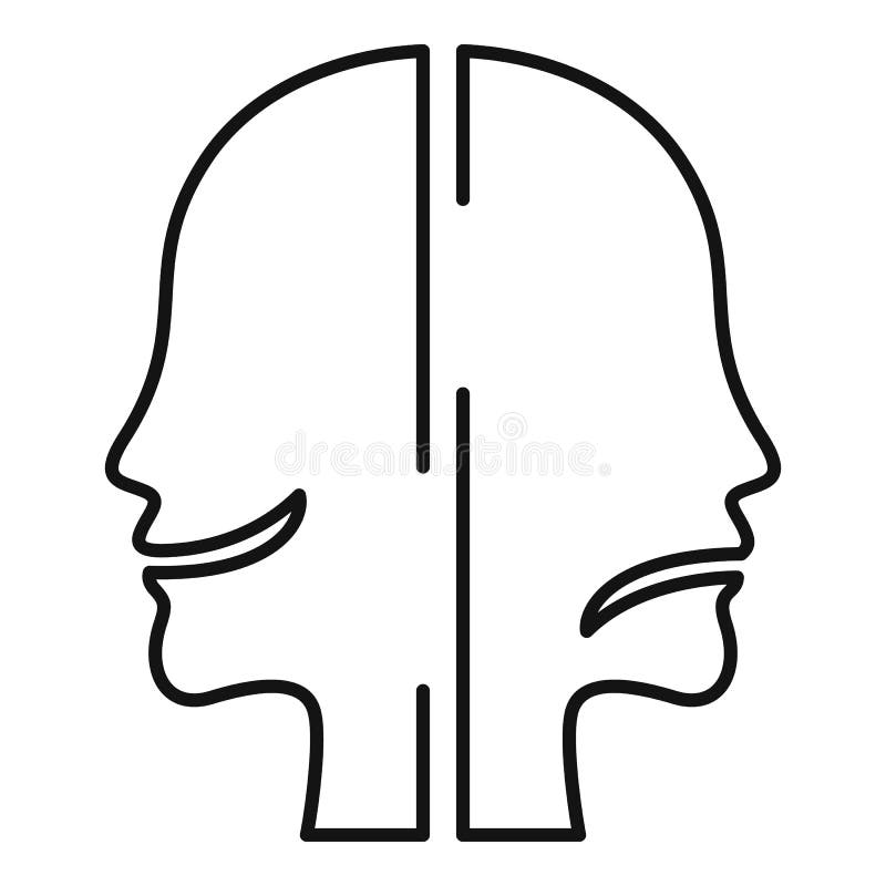 Manic Bipolar Disorder Icon, Simple Style Stock Vector - Illustration ...