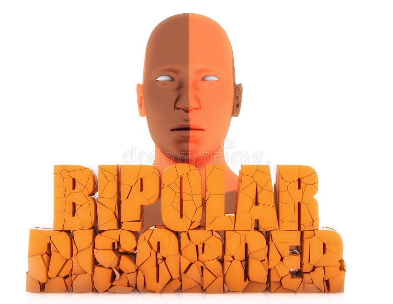 Bipolar disorder stock illustration. Illustration of test - 30542893