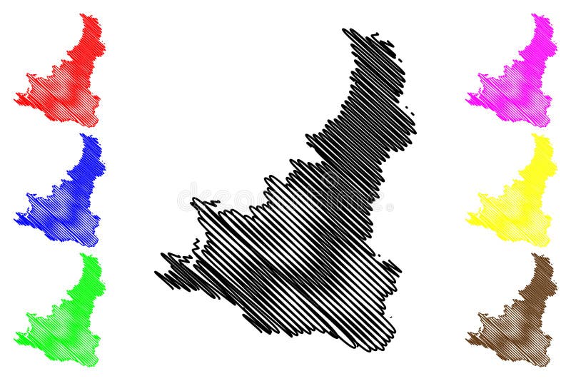 Birbhum District West Bengal State, Republic of India Map Vector ...