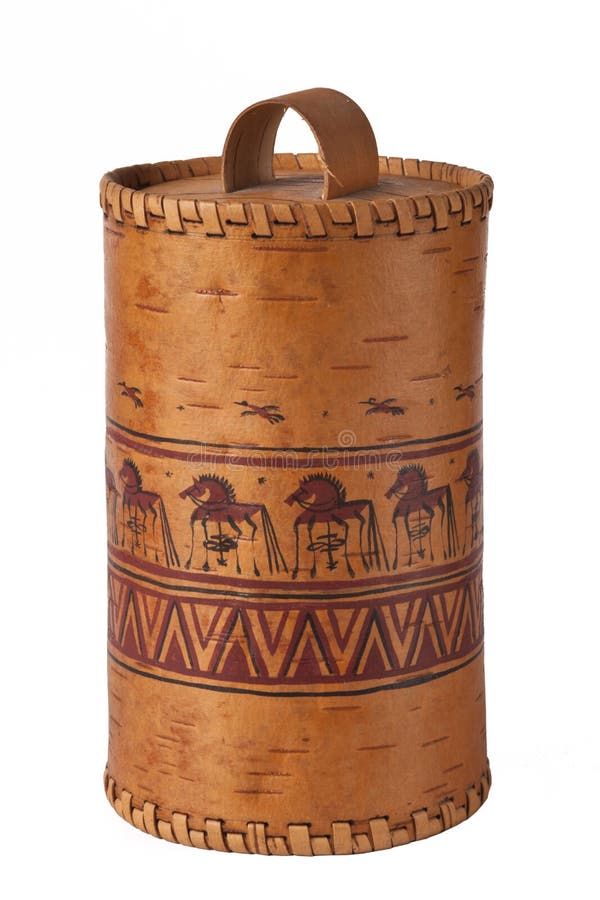 Birch bark box stock image. Image of decorating, birchbark - 35567177