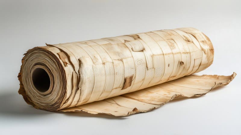 Birch Bark Roll, Natural Texture, Rolled and Unrolled Sheets, Crafting ...