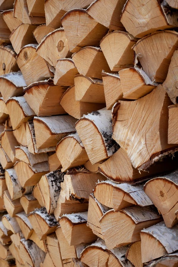 Birch firewood stock photo. Image of birch, lumber, fire - 125243268