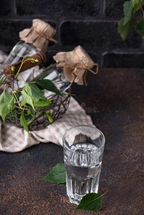 Birch Juice, Traditional Russian Spring Drink Stock Image - Image of ...