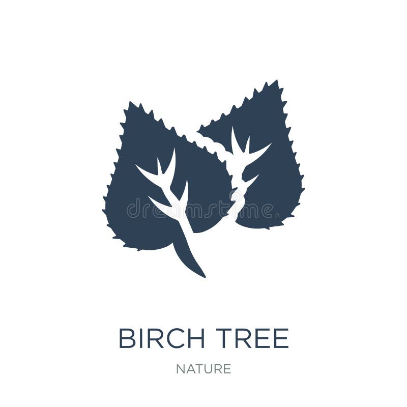 Birch Tree Icon in Trendy Design Style. Birch Tree Icon Isolated on ...