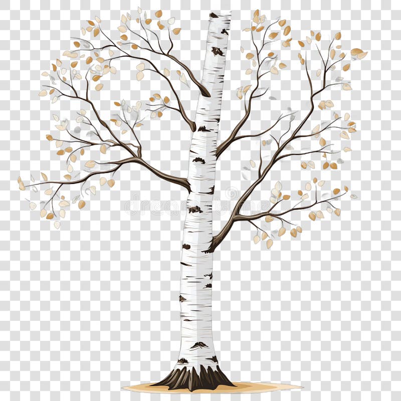 Birch tree stock photo. Illustration of lanscape, view - 341461644