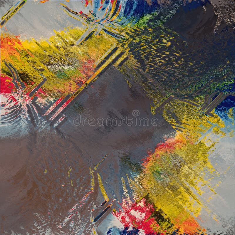 Bird Abstract Art with Digital Forms Stock Illustration - Illustration ...