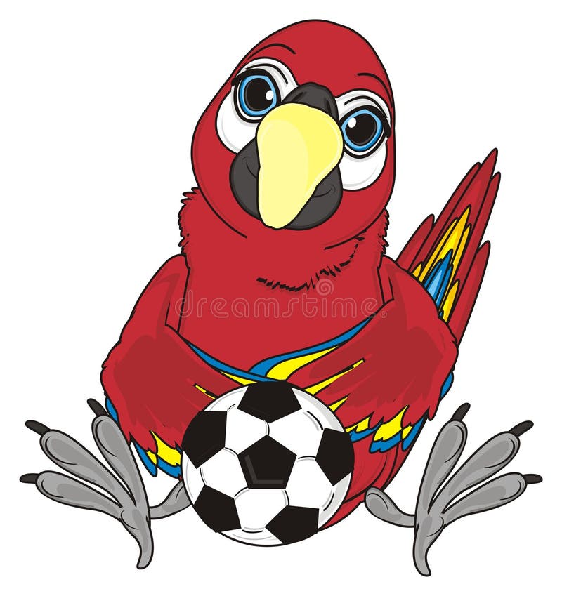 Bird and ball stock vector. Illustration of green, nature - 2323622