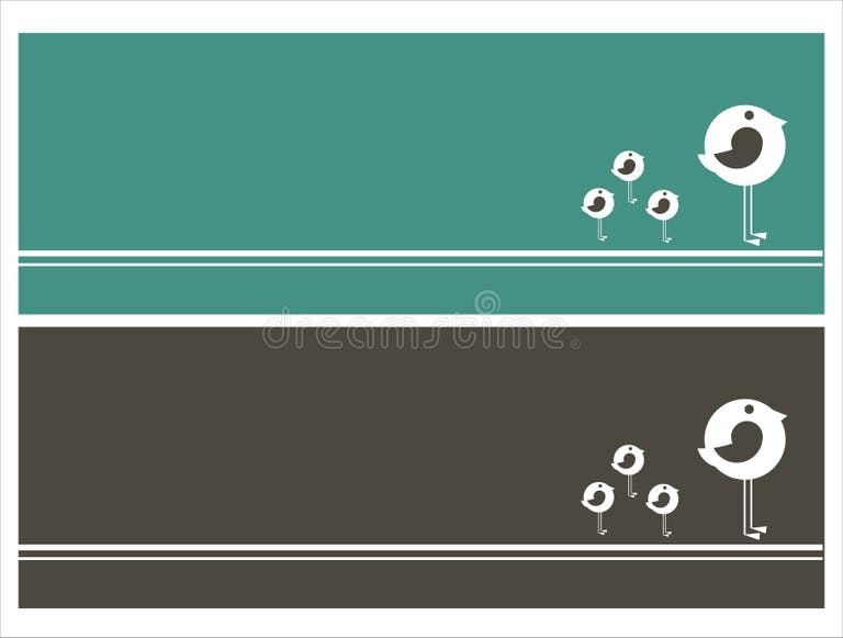 Bird banners headers stock illustration. Illustration of bannner - 11552214
